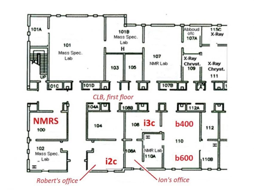 Facility Layout – Center for Nuclear Magnetic Resonance Spectroscopy